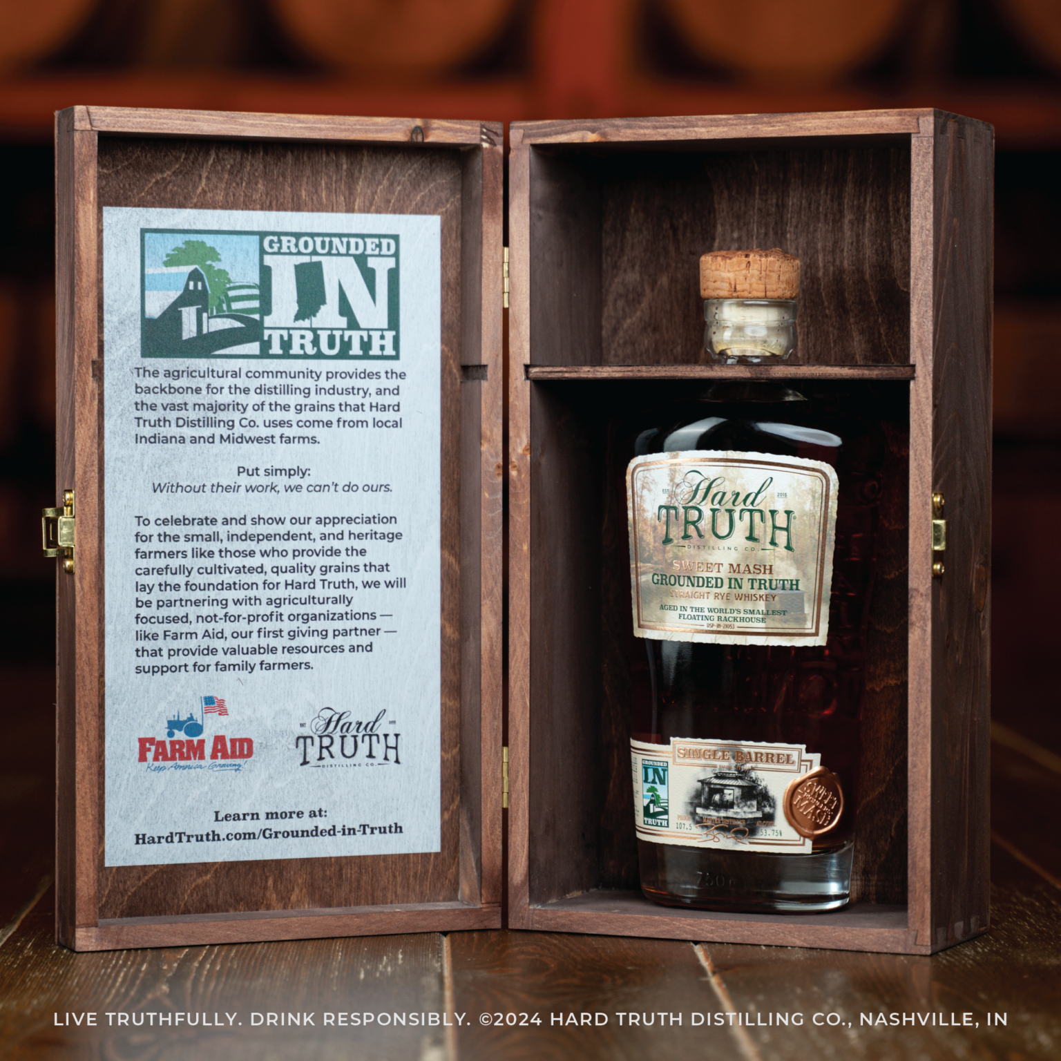 Floating Barrel Of Whiskey Raffle From Hard Truth Distilling Co ...